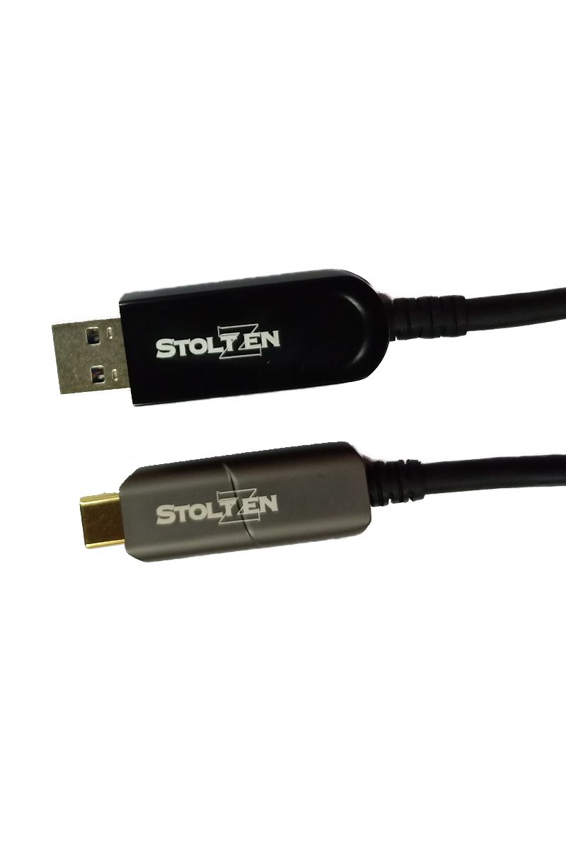 Stoltzen Hybrid USB 3.0 A - C AOC 30 m. USB 3.0 5Gbps - Laddare 5V ...