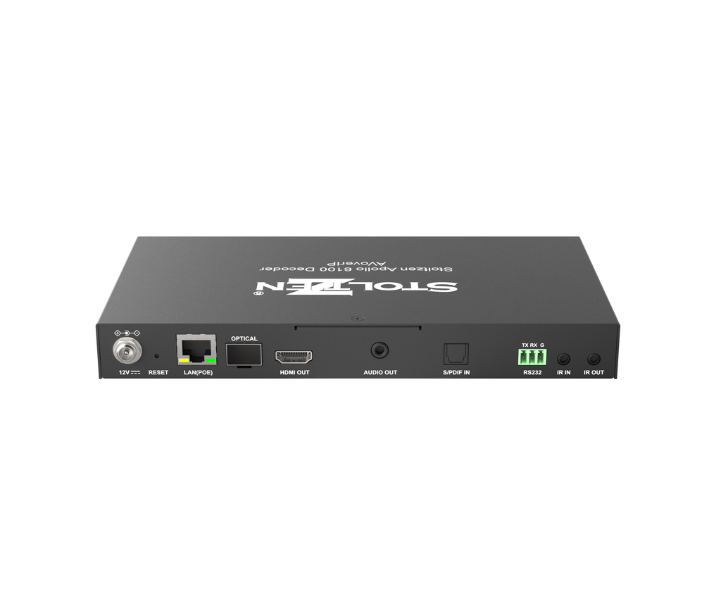 Stoltzen Apollo 6100D Decoder 4K60 4K@60 HDCP 2.2 USB-KVM PoE 1-2fps ...