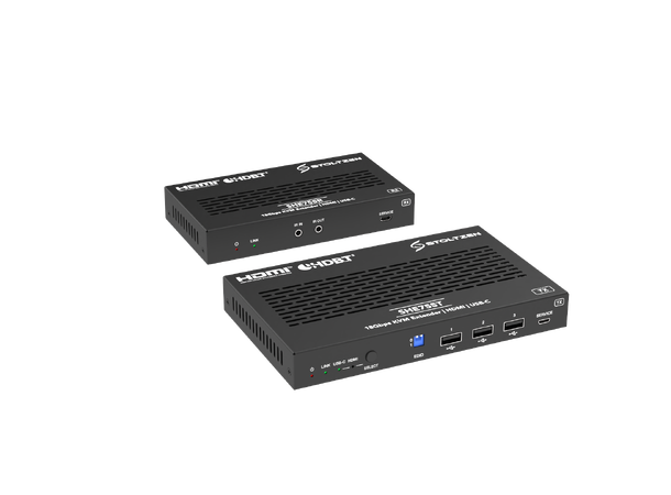 Stoltzen SHE755 HDBaseT™ Kit 18Gbps, HDMI/USB-C, HDBaseT 3.0, USB 2.0 ...