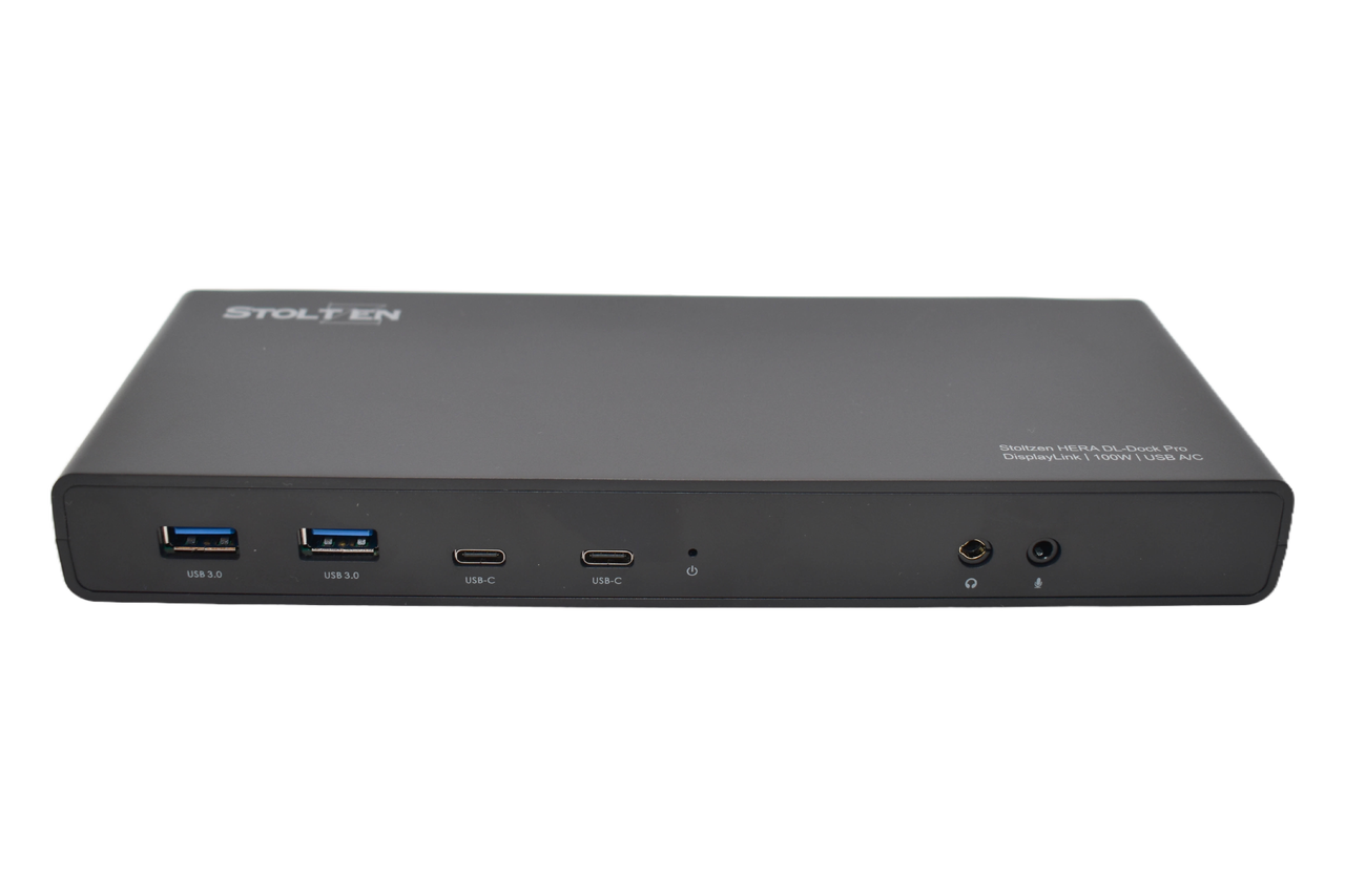 Stoltzen HERA DL-Dock Pro + 2m USB A/C DisplayLink | 100W | USB A/C ...