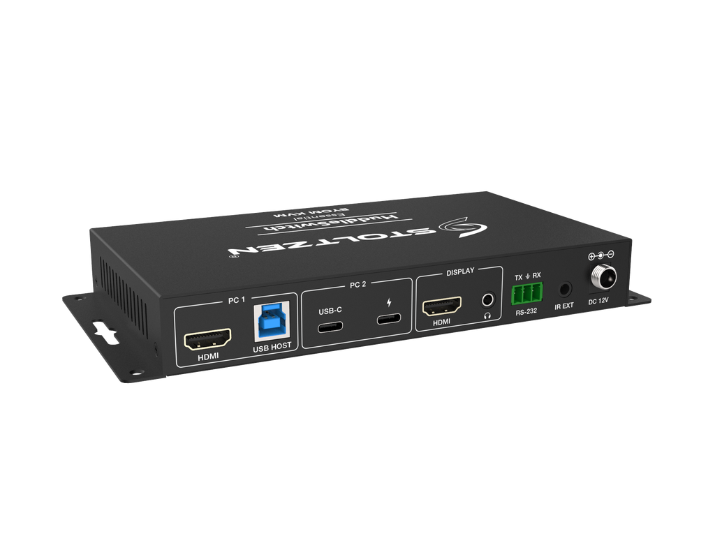 Stoltzen HuddleSwitch Essential USB-C | HDMI+USB-B | BYOM / BYOD / KVM ...